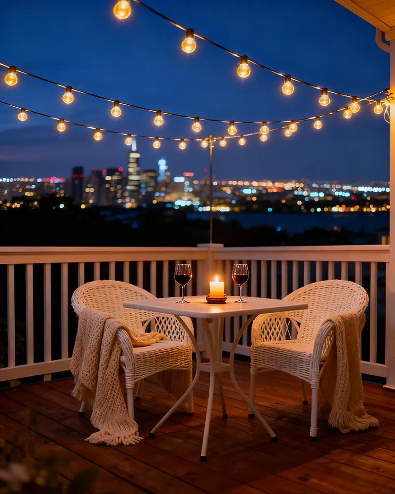 How Many String Lights Do You Need for Your Patio? – EDISHINE